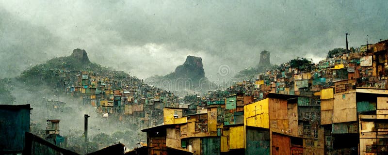Old Slums Background Stock Illustrations – 85 Old Slums Background ...