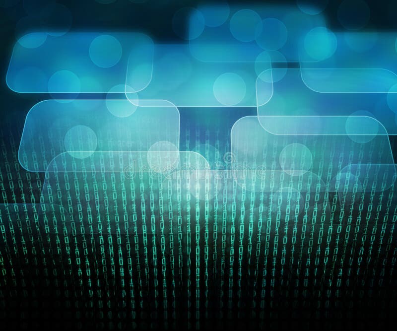 Abstract Future Science Background Blue Texture Stock Illustration ...