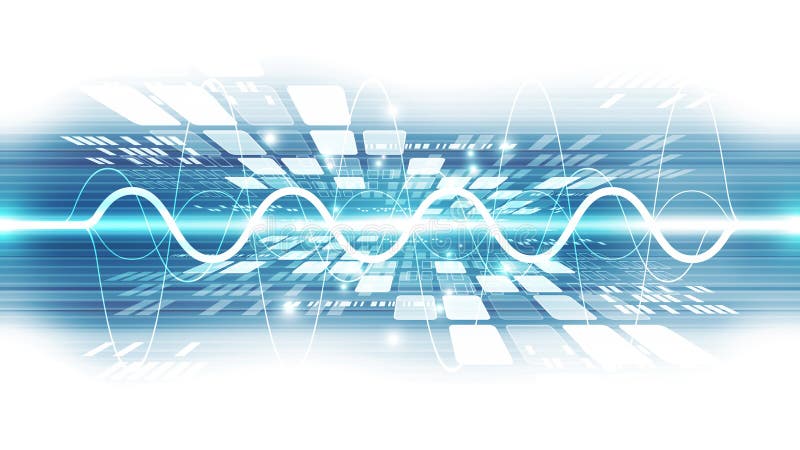 Abstract Future Technology Concept Background, Vector Illustration ...