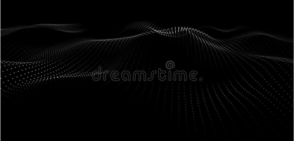 Abstract Futuristic Background Big Data Visualization Network Connection Data Transfer 3d