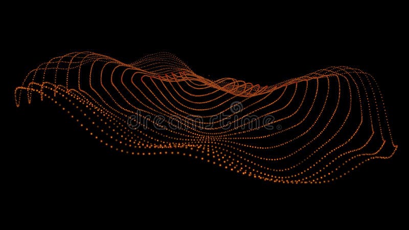 Abstract Futuristic Background Big Data Visualization Network Connection Data Transfer 3d