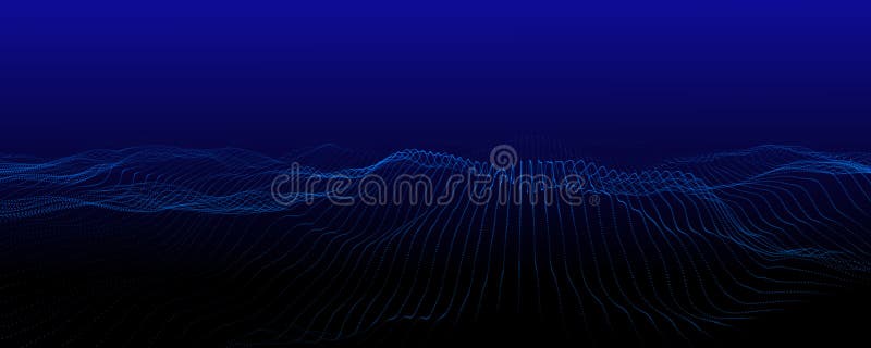 Abstract Futuristic Background Big Data Visualization Network Connection Data Transfer 3d