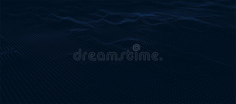 Abstract Futuristic Background Big Data Visualization Network Connection Data Transfer 3d