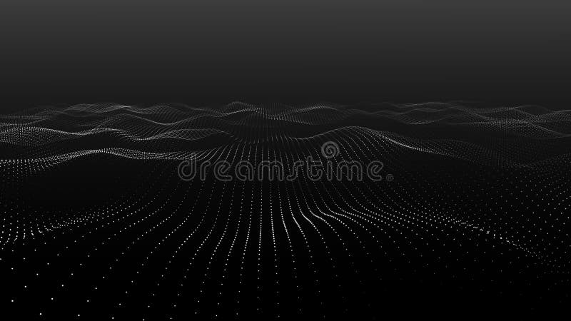 Abstract Futuristic Background Big Data Visualization Network Connection Data Transfer 3d