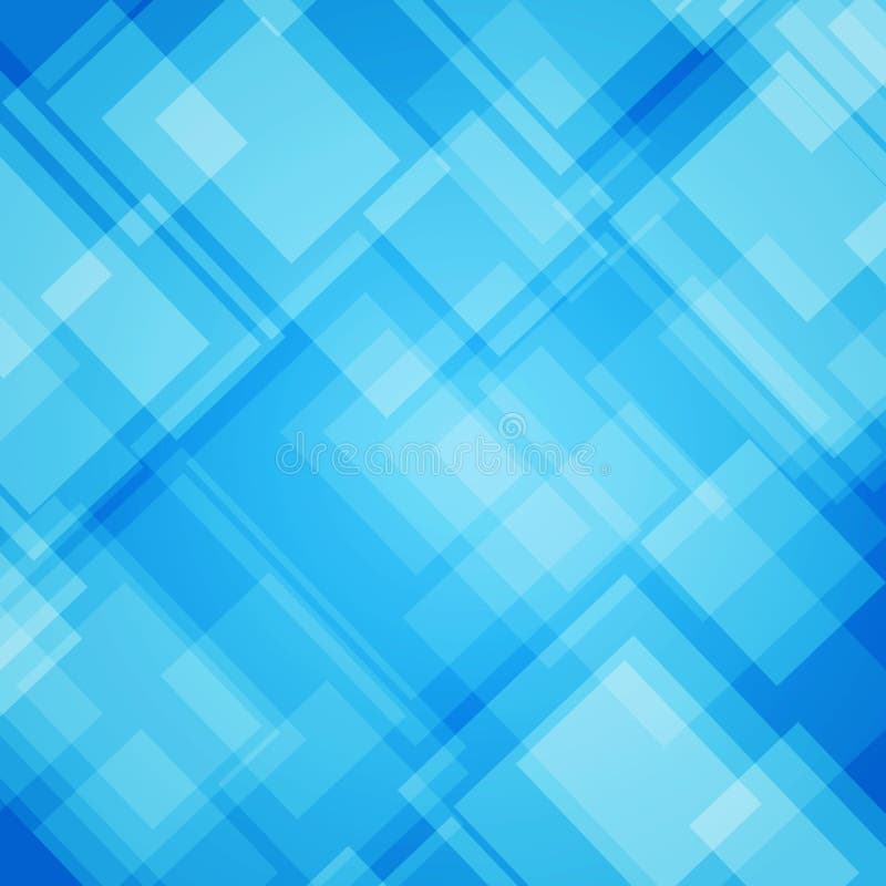 Abstract Futuristic Background. Blue Rectangles Stock Illustration - Illustration of flowing ...