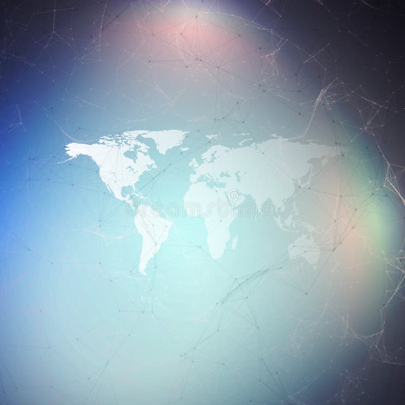 Connecting Dots World Map Stock Illustrations – 589 Connecting Dots ...