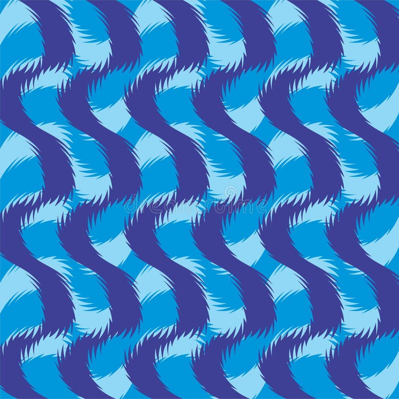 Abstract Seamless Pattern with Waves. Images Cdr X6 Stock Vector ...