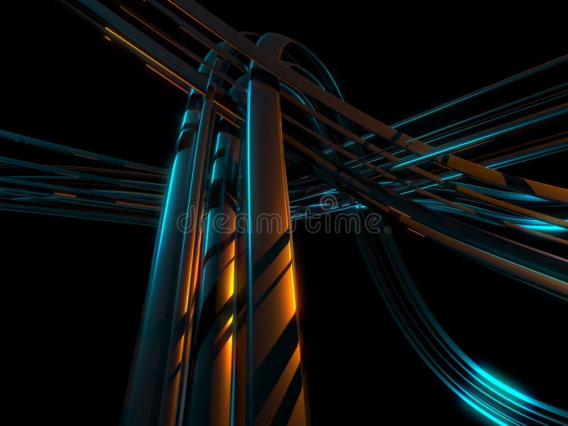 Abstract Futuristic Background with Lines Stripes. Wallpaper Design ...