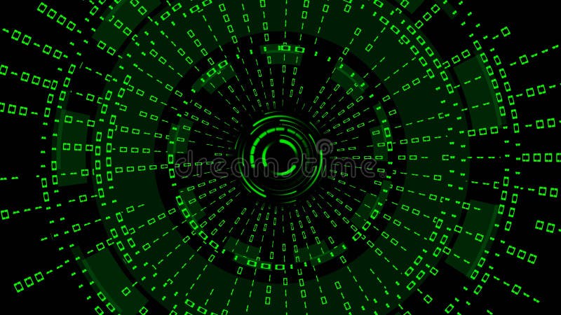 Abstract Futuristic Background of Matrix Style Binary Code Built into ...