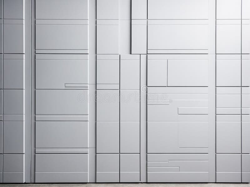 Abstract Futuristic Background, Sci-fi External High-tech Metallic ...