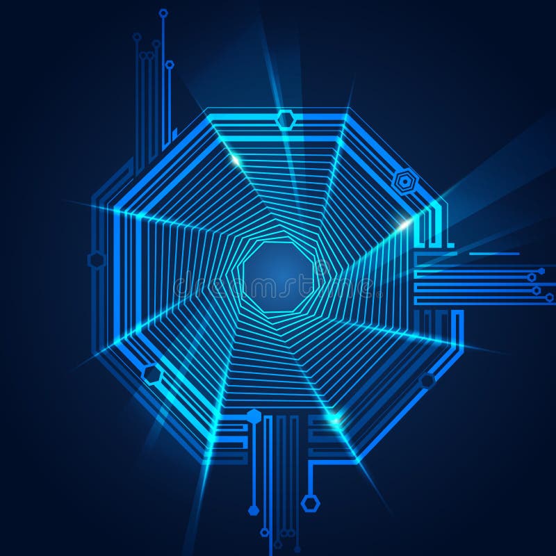 Octagon Abstract stock vector. Illustration of pattern - 100503464