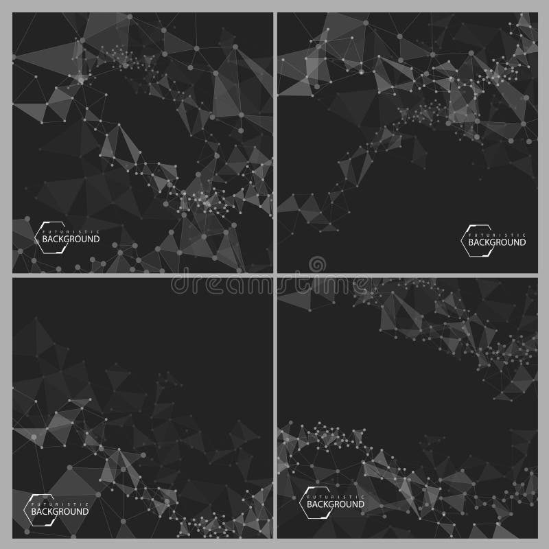 Abstract Futuristic Backgrounds Stock Vector - Illustration of design ...