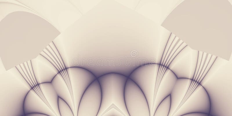 Abstract Futuristic Beige Background with Symmetrical Pattern Stock ...