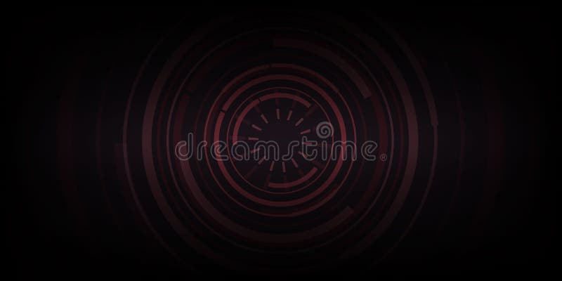 Abstract Futuristic Circle Sci Fi Technology Innovation Concept Stock ...