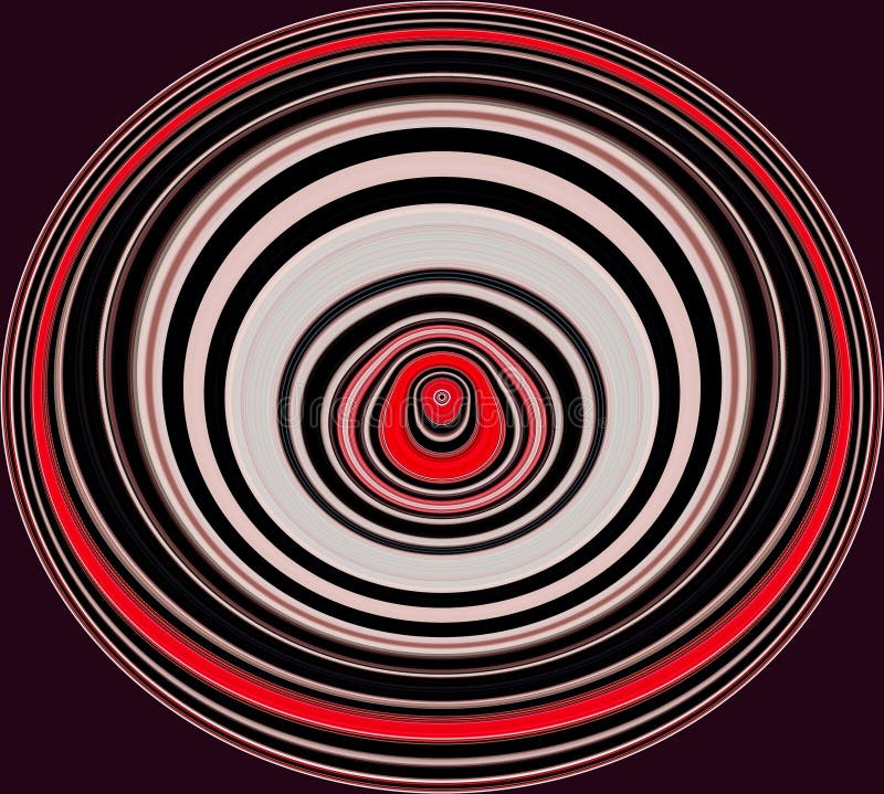 Abstract Futuristic Circle Pattern Digital Art Design Stock ...