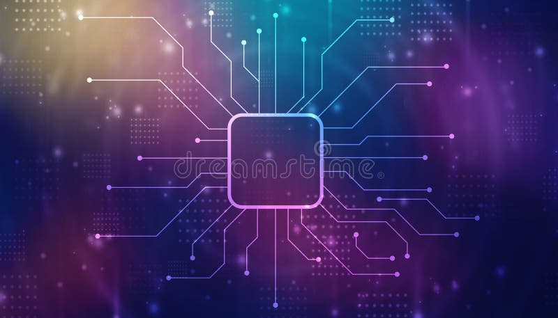 Abstract Futuristic Circuit Board Illustration, Circuit Board with ... Abstract Futuristic Circuit Board Illustration, Circuit Board with ...