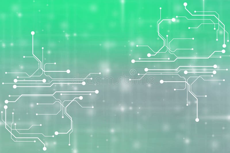 Abstract Futuristic Circuit Board Illustration, Circuit Board with ...