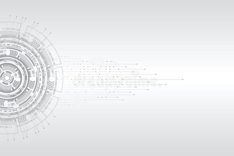 Abstract Futuristic Circuit Board Stock Vector - Illustration of ...