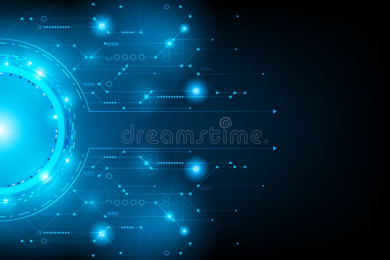 Abstract Futuristic Circuit.connection Line Circuit.vector And ...