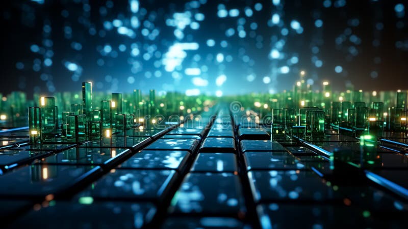 Abstract Futuristic Computer Circuit Board. Technology Futuristic ...