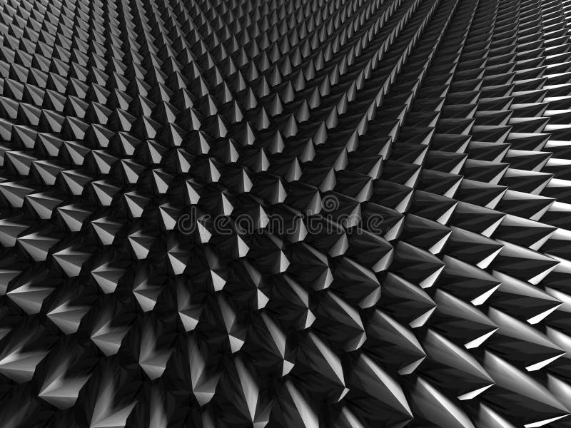 Abstract Futuristic Dark Metallic Silver Background Stock Illustration ...