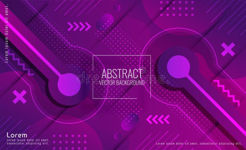 Abstract Futuristic Data Connect Background Gradient Purple Design ...