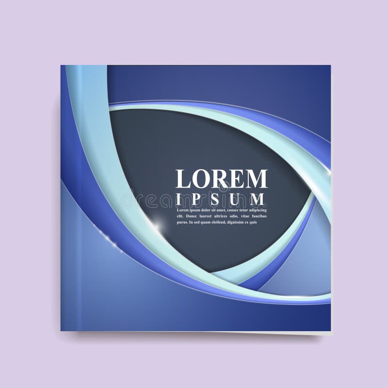 Abstract Futuristic Design for Book Cover Stock Vector - Illustration ...