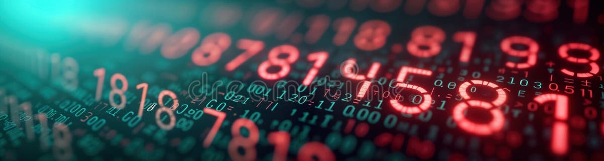 Numbers Tech Background Stock Illustrations – 12,439 Numbers Tech ...