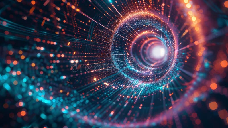 Abstract Futuristic Digital Innovations Background, Generative AI Stock ...