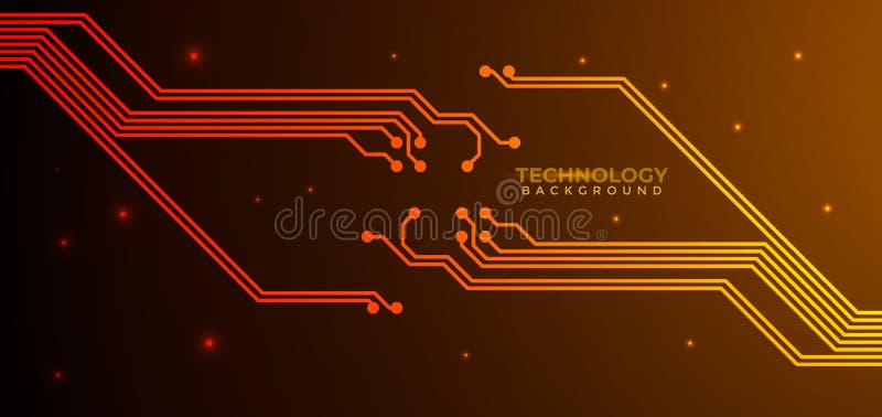 Circuit Board Design Background. Vector Illustration Eps 10 Stock ...