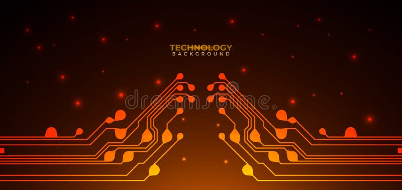 Circuit Board Design Background. Vector Illustration Eps 10 Stock ...