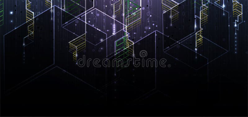Abstract Futuristic Fade Computer Technology Business Background Stock ...