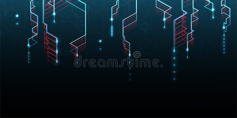 Abstract Futuristic Fade Computer Technology Business Background Stock ...