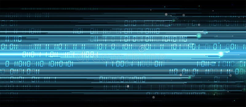 Digital Binary Code Technology Stock Vector - Illustration of element, digital: 2408343