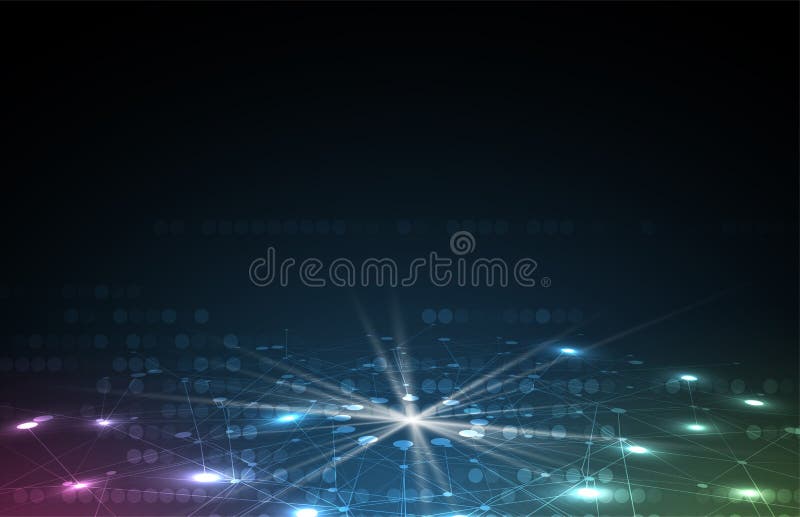Abstract Futuristic Fade Computer Technology Business Background Stock ...