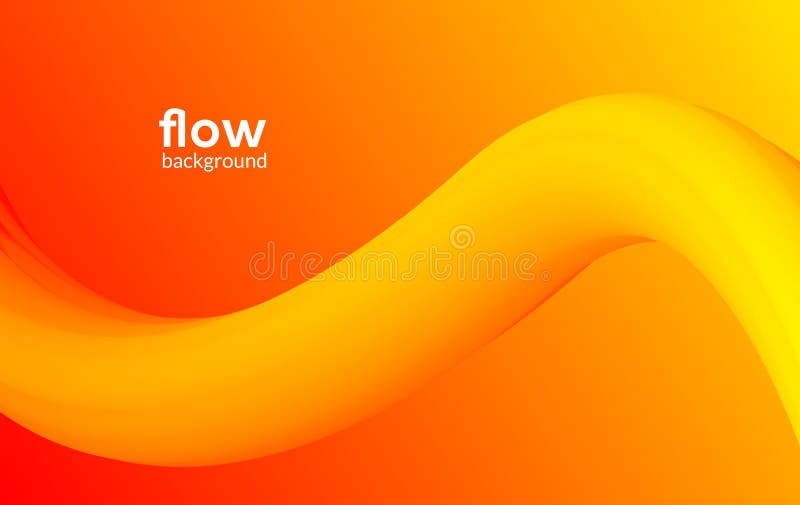 Abstract Futuristic Flow Background Wave Pattern Gradient Flyer Design ...