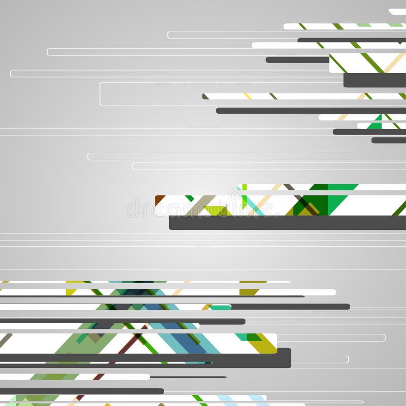 Abstract Futuristic Geometric Shapes Stock Vector - Illustration of ...