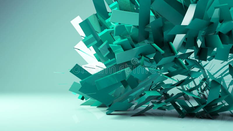 Abstract Futuristic Geometric Transformation Motion Graphic Background ...