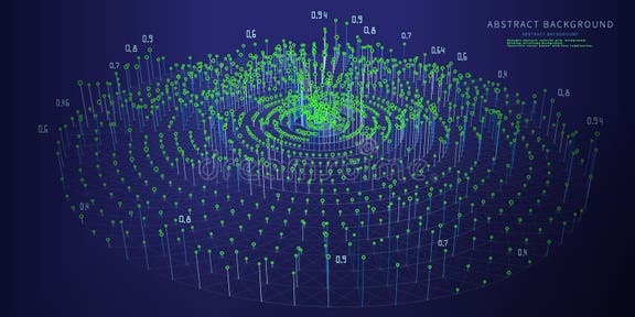 Abstract Futuristic Graph Information on Disk Space. Complex Big Data ...