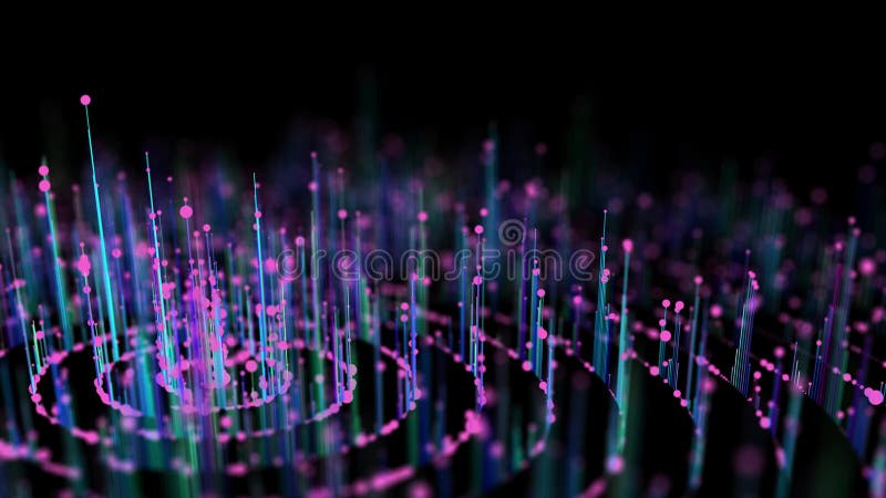 Abstract Futuristic Graph Information on Disk Space. Complex Big Data ...