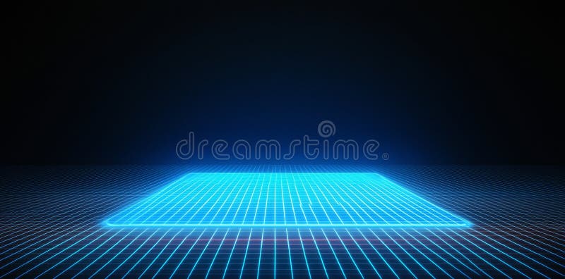 An Abstract Futuristic Hi-tech Digital Technology Stage and Background ...