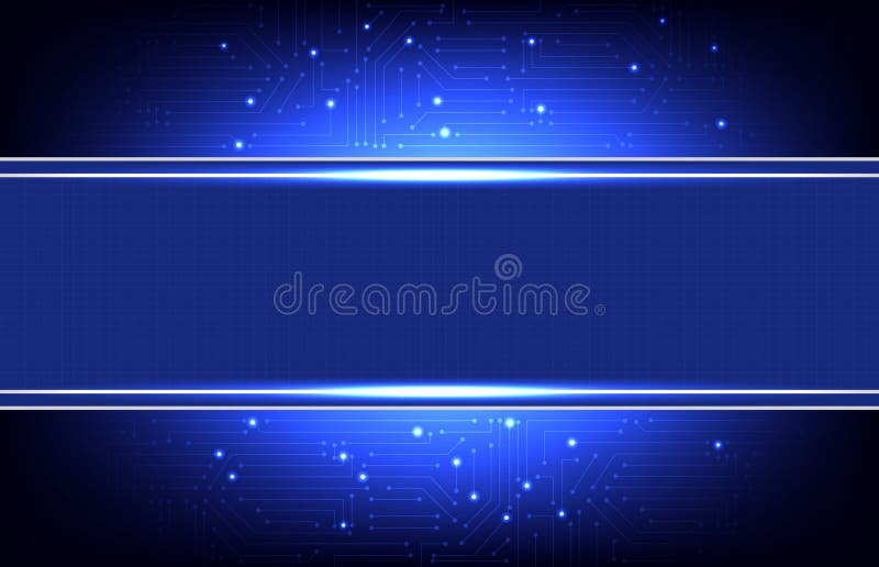 Futuristic Hi Tech Frame Template Design Background Stock Vector ...