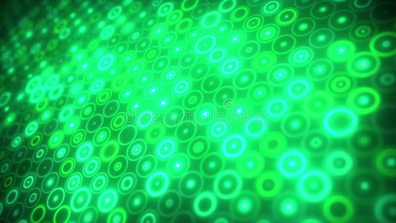 4k Looped Sci-fi Green Background with Bokeh and Light Effects. Glow ...