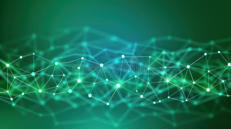 Abstract Futuristic Network on Background Illustration Stock ...
