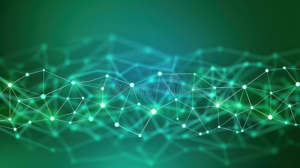 Abstract Futuristic Network on Background Illustration Stock ...