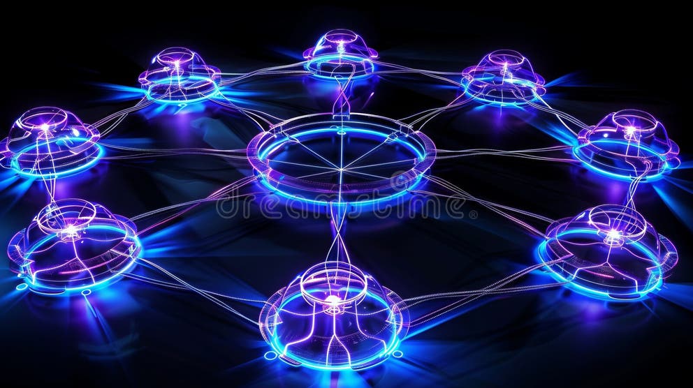 Network Neon Glow Stock Illustrations – 83,317 Network Neon Glow Stock ...