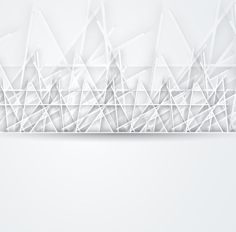 Abstract Futuristic Paper Graphics Backround Stock Illustration ...