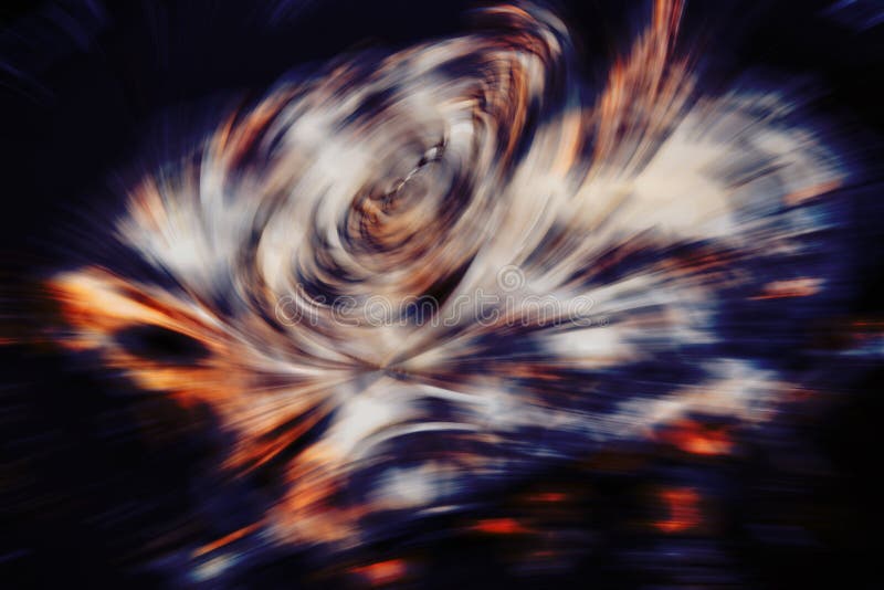 Abstract Futuristic Pattern, Blurred Color Explosion Stock Illustration ...
