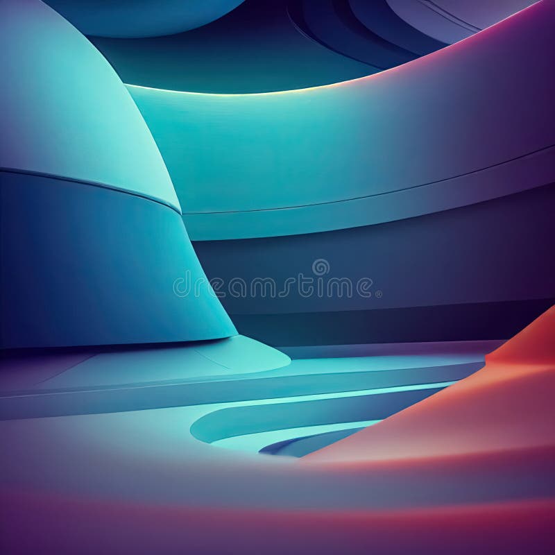 Abstract Futuristic Sci-fi Fantasy Science Background. Cyberspace ...