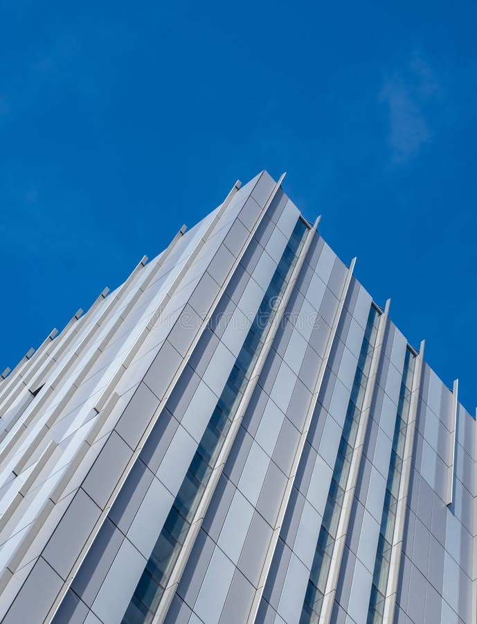 Abstract Futuristic Skyscraper Stock Image - Image of high, finance ...